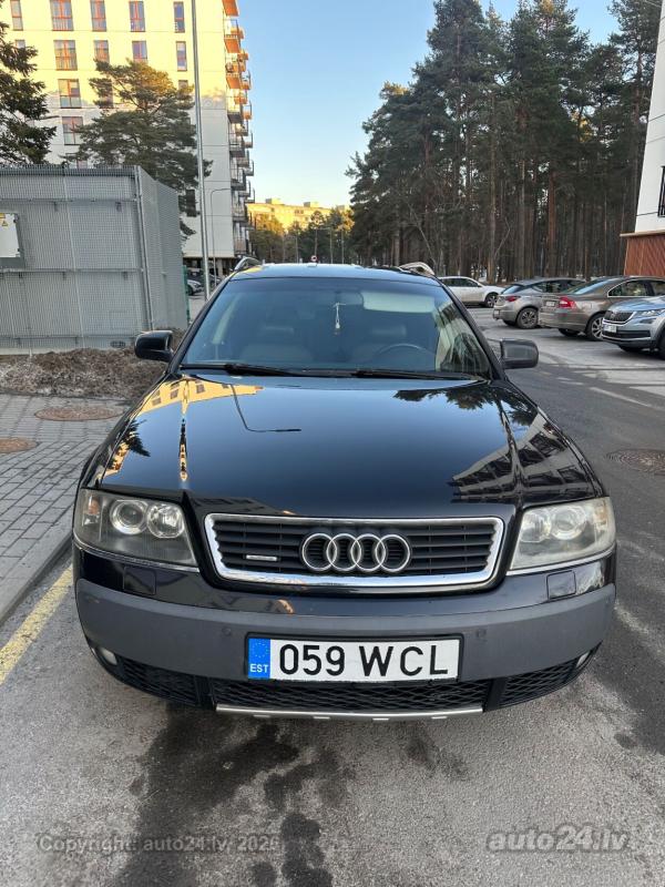 Black Audi A6 Allroad 2004 in Tallinn, with an engine capacity of 2.50 L and mileage of 304 thousand km for 3000 €, photo 1 on AUTOMOTO.COM.LV