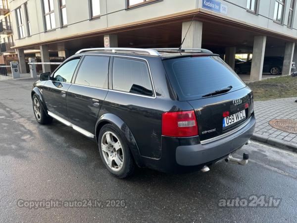 Black Audi A6 Allroad 2004 in Tallinn, with an engine capacity of 2.50 L and mileage of 304 thousand km for 3000 €, photo 6 on AUTOMOTO.COM.LV