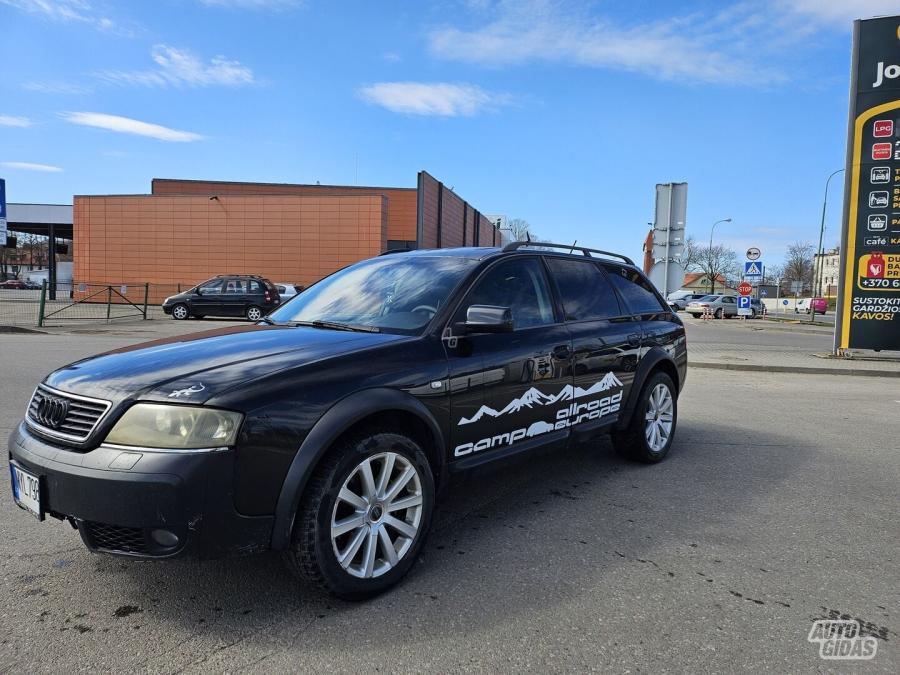 Black Audi A6 Allroad 2004 in Klaipeda, with an engine capacity of 2.50 L and mileage of 368 thousand km for 2200 €, photo 3 on AUTOMOTO.COM.LV
