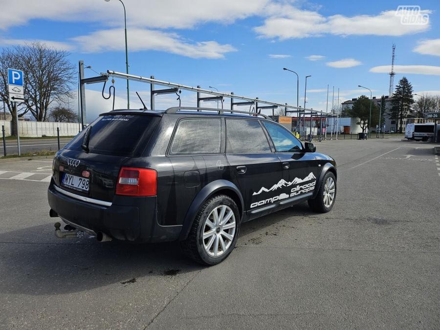Black Audi A6 Allroad 2004 in Klaipeda, with an engine capacity of 2.50 L and mileage of 368 thousand km for 2200 €, photo 5 on AUTOMOTO.COM.LV