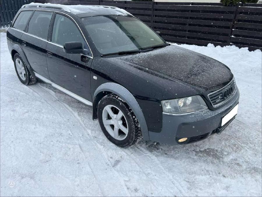 Melns Audi A6 Allroad 2005 Klaipėda, ar dzinēja tilpumu 2.67 L un nobraukumu 300 tūkst. km par 2850 €, foto 1 vietnē AUTOMOTO.COM.LV