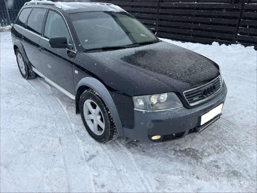 Melns Audi A6 Allroad 2005 Klaipėda, ar dzinēja tilpumu 2.67 L un nobraukumu 300 tūkst. km par 2850 €, foto 4 vietnē AUTOMOTO.COM.LV