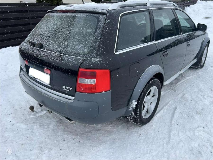 Melns Audi A6 Allroad 2005 Klaipėda, ar dzinēja tilpumu 2.67 L un nobraukumu 300 tūkst. km par 2850 €, foto 8 vietnē AUTOMOTO.COM.LV
