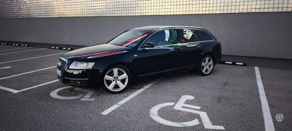 Black Audi A6 Allroad 2005 in Kaunas, with an engine capacity of 2.67 L and mileage of 322 thousand km for 1499 €, photo 1 on AUTOMOTO.COM.LV