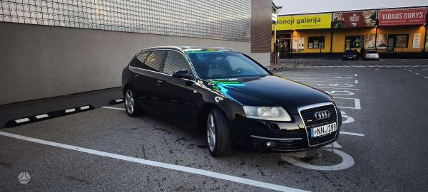 Black Audi A6 Allroad 2005 in Kaunas, with an engine capacity of 2.67 L and mileage of 322 thousand km for 1499 €, photo 4 on AUTOMOTO.COM.LV