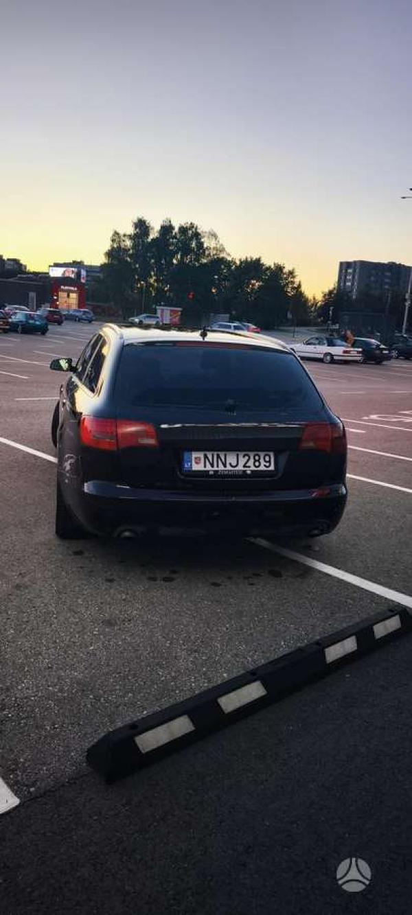 Black Audi A6 Allroad 2005 in Kaunas, with an engine capacity of 2.67 L and mileage of 322 thousand km for 1499 €, photo 6 on AUTOMOTO.COM.LV