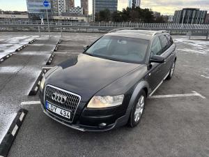 Black Audi A6 Allroad 2006 in Vilnius, with an engine capacity of 2.97 L and mileage of 395 thousand km for 3500 €, photo  on AUTOMOTO.COM.LV