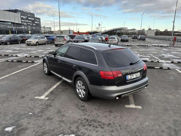 Black Audi A6 Allroad 2006 in Vilnius, with an engine capacity of 2.97 L and mileage of 395 thousand km for 3500 €, photo 3 on AUTOMOTO.COM.LV