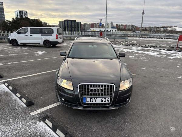 Black Audi A6 Allroad 2006 in Vilnius, with an engine capacity of 2.97 L and mileage of 395 thousand km for 3500 €, photo 8 on AUTOMOTO.COM.LV