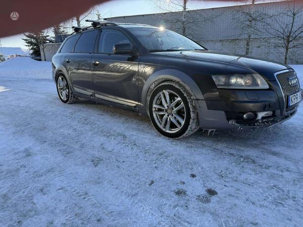 Black Audi A6 Allroad 2006 in Siauliai, with an engine capacity of 2.70 L and mileage of 320 thousand km for 3900 €, photo 8 on AUTOMOTO.COM.LV