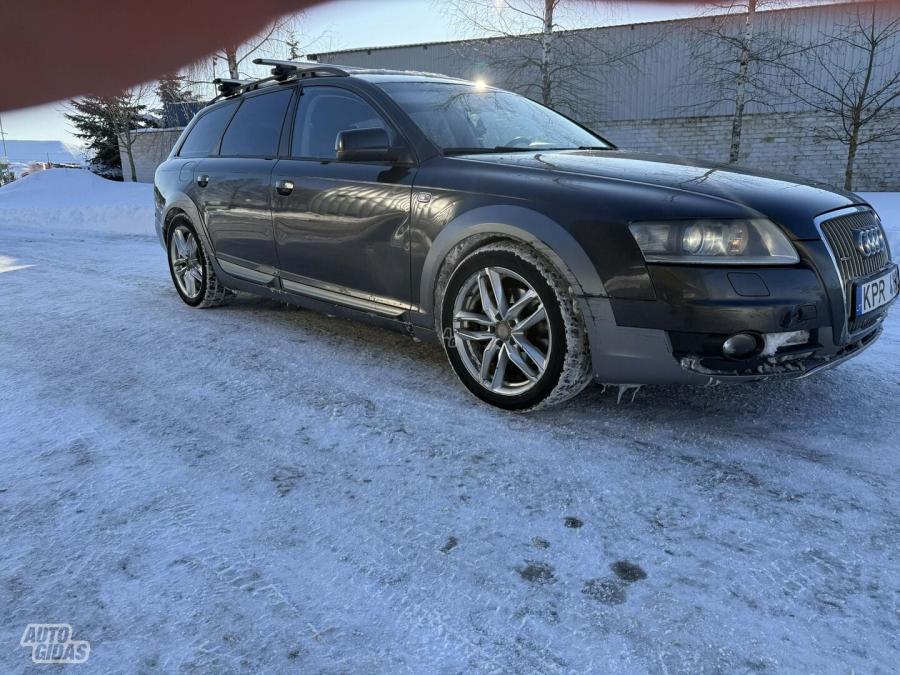 Black Audi A6 Allroad 2006 in Siauliai, with an engine capacity of 2.70 L and mileage of 320 thousand km for 3500 €, photo 6 on AUTOMOTO.COM.LV