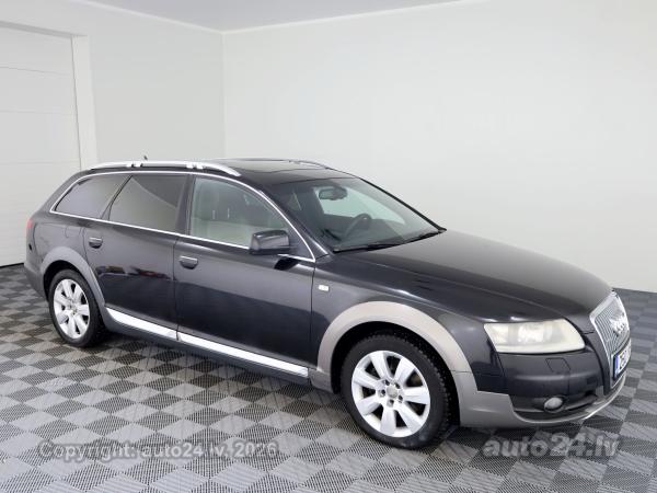 Black Audi A6 Allroad 2006 in Tallinn, with an engine capacity of 3.00 L and mileage of 377 thousand km for 2499 €, photo 1 on AUTOMOTO.COM.LV