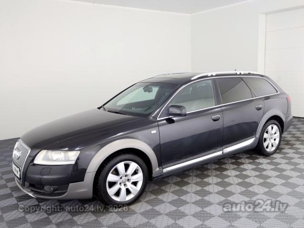 Black Audi A6 Allroad 2006 in Tallinn, with an engine capacity of 3.00 L and mileage of 377 thousand km for 2499 €, photo 2 on AUTOMOTO.COM.LV