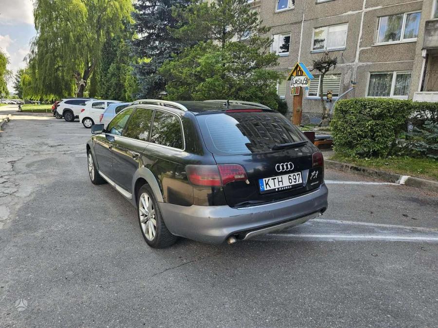 Melns Audi A6 Allroad 2006 Kauņa, ar dzinēja tilpumu 2.97 L un nobraukumu 324 tūkst. km par 2500 €, foto 4 vietnē AUTOMOTO.COM.LV