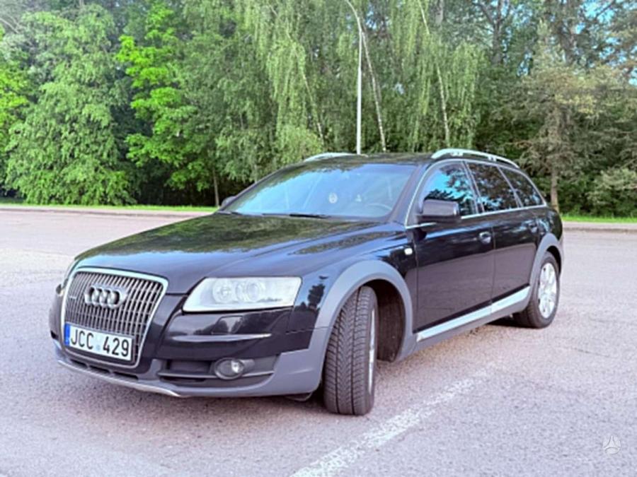 Черный Ауди А6 Олроуд 2006 в Паневежис, объемом двигателя 2.97 л и пробегом 345 тыс. км за 2700 €, фото 1 на AUTOMOTO.COM.LV