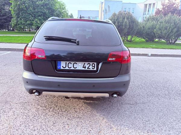 Black Audi A6 Allroad 2006 in Panevezys, with an engine capacity of 2.97 L and mileage of 345 thousand km for 2700 €, photo 4 on AUTOMOTO.COM.LV
