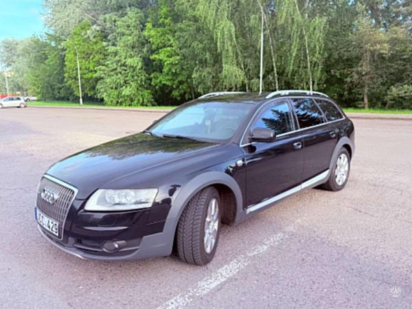 Black Audi A6 Allroad 2006 in Panevezys, with an engine capacity of 2.97 L and mileage of 345 thousand km for 2700 €, photo 8 on AUTOMOTO.COM.LV