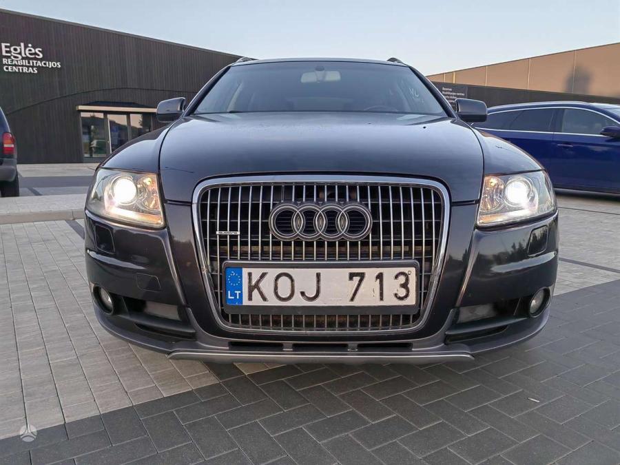 Melns Audi A6 Allroad 2006 Šauļi, ar dzinēja tilpumu 3.00 L un nobraukumu 360 tūkst. km par 3400 €, foto 9 vietnē AUTOMOTO.COM.LV