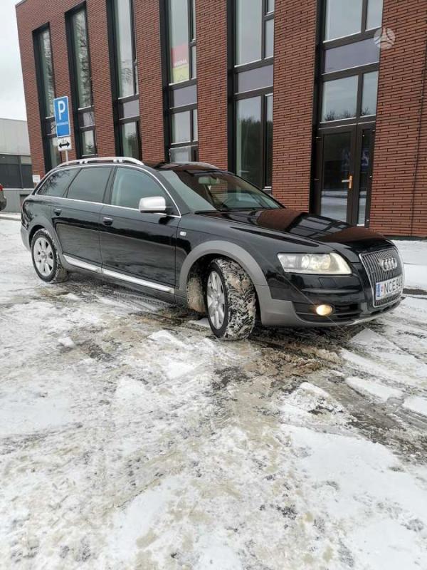 Melns Audi A6 Allroad 2007 Viļņa, ar dzinēja tilpumu 2.97 L un nobraukumu 290 tūkst. km par 4100 €, foto 1 vietnē AUTOMOTO.COM.LV