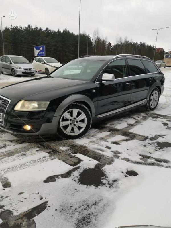 Melns Audi A6 Allroad 2007 Viļņa, ar dzinēja tilpumu 2.97 L un nobraukumu 290 tūkst. km par 4100 €, foto 6 vietnē AUTOMOTO.COM.LV
