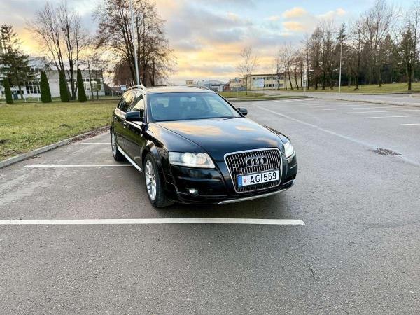 Melns Audi A6 Allroad 2007 Tauragė, ar dzinēja tilpumu 2.97 L un nobraukumu 430 tūkst. km par 4900 €, foto 1 vietnē AUTOMOTO.COM.LV