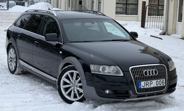 Melns Audi A6 Allroad 2007 Radviliškis, ar dzinēja tilpumu 3.00 L un nobraukumu 345 tūkst. km par 4750 €, foto 1 vietnē AUTOMOTO.COM.LV
