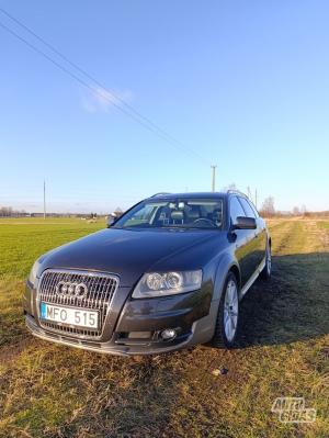 Black Audi A6 Allroad 2007 in Panevezys, with an engine capacity of 3.00 L and mileage of 322 thousand km for 4400 €, photo  on AUTOMOTO.COM.LV
