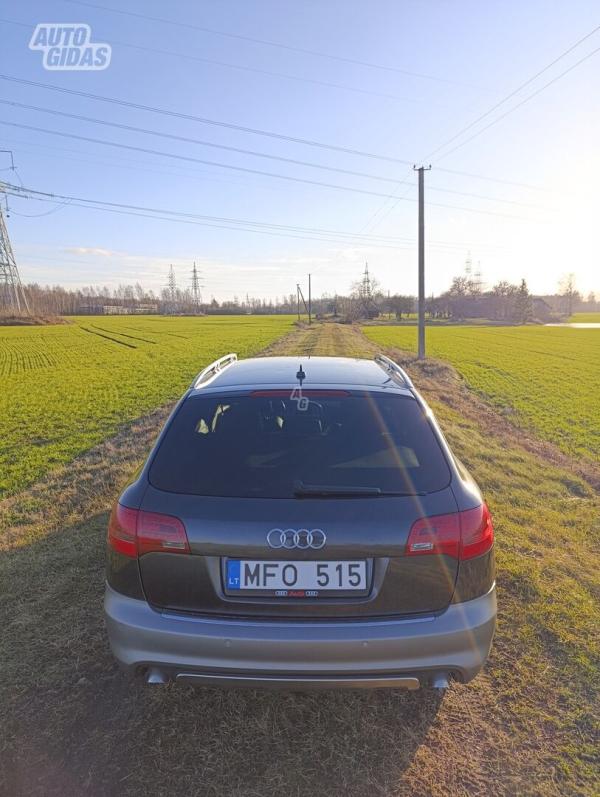 Black Audi A6 Allroad 2007 in Panevezys, with an engine capacity of 3.00 L and mileage of 322 thousand km for 4400 €, photo 5 on AUTOMOTO.COM.LV