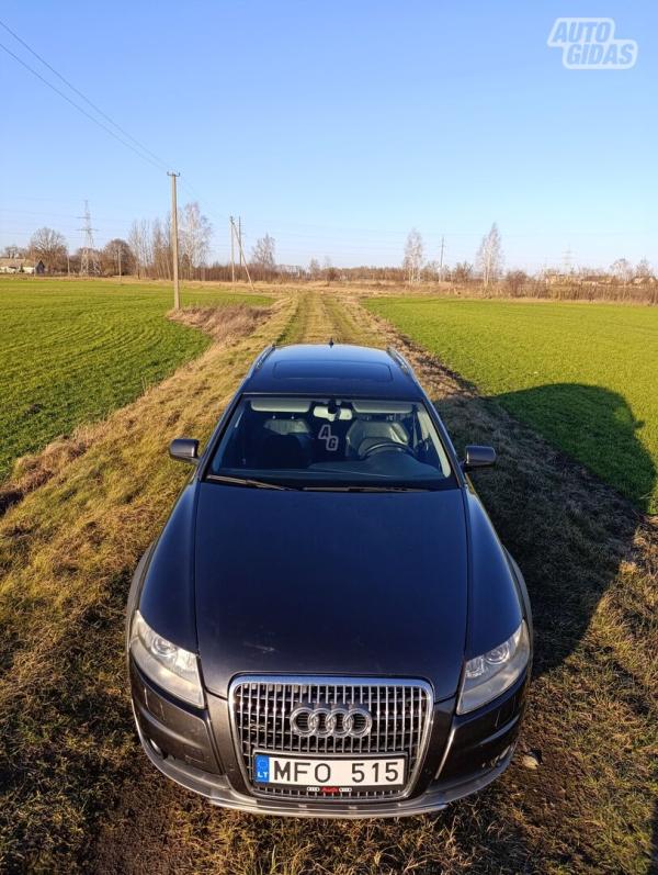 Black Audi A6 Allroad 2007 in Panevezys, with an engine capacity of 3.00 L and mileage of 322 thousand km for 4400 €, photo 9 on AUTOMOTO.COM.LV