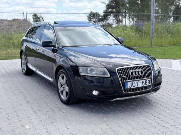 Black Audi A6 Allroad 2007 in Vilnius, with an engine capacity of 2.70 L and mileage of 310 thousand km for 2700 €, photo 2 on AUTOMOTO.COM.LV