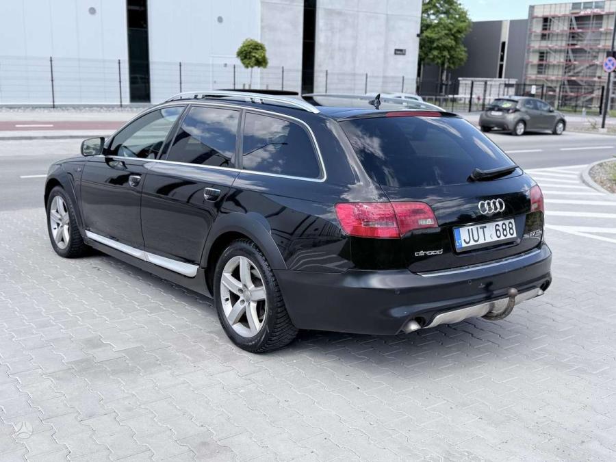 Melns Audi A6 Allroad 2007 Viļņa, ar dzinēja tilpumu 2.70 L un nobraukumu 310 tūkst. km par 2700 €, foto 5 vietnē AUTOMOTO.COM.LV