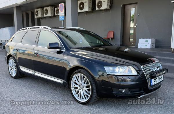 Black Audi A6 Allroad 2007 in Tallinn, with an engine capacity of 3.00 L and mileage of 332 thousand km for 3999 €, photo 3 on AUTOMOTO.COM.LV