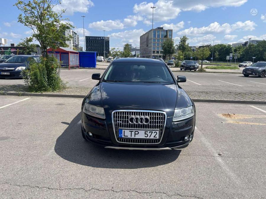 Black Audi A6 Allroad 2007 in Vilnius, with an engine capacity of 2.97 L and mileage of 326 thousand km for 3850 €, photo 3 on AUTOMOTO.COM.LV