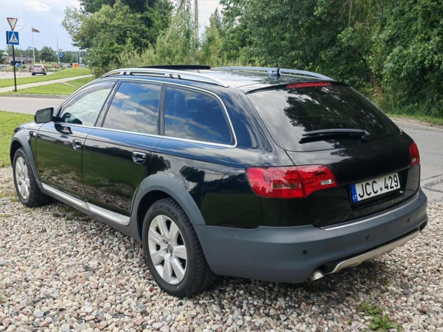 Melns Audi A6 Allroad 2007 Viļņa, ar dzinēja tilpumu 3.00 L un nobraukumu 375 tūkst. km par 3500 €, foto 3 vietnē AUTOMOTO.COM.LV