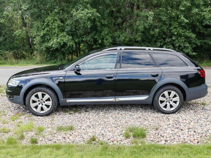 Melns Audi A6 Allroad 2007 Viļņa, ar dzinēja tilpumu 3.00 L un nobraukumu 375 tūkst. km par 3500 €, foto 12 vietnē AUTOMOTO.COM.LV