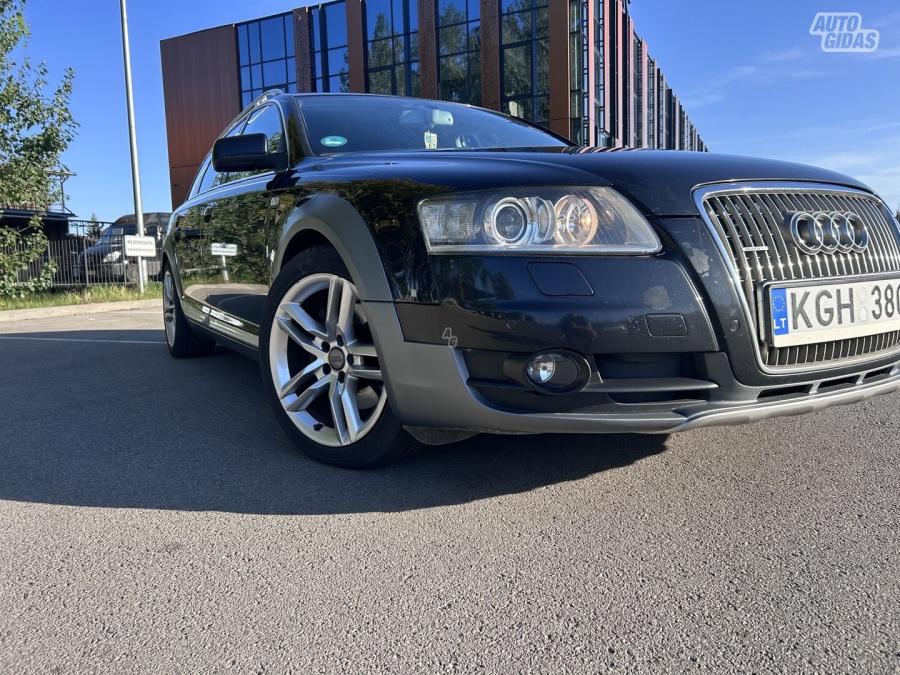 Melns Audi A6 Allroad 2007 Kauņa, ar dzinēja tilpumu 3.00 L un nobraukumu 295 tūkst. km par 4100 €, foto 3 vietnē AUTOMOTO.COM.LV