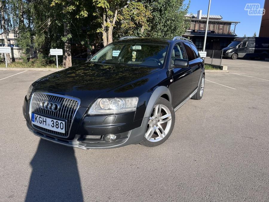 Melns Audi A6 Allroad 2007 Kauņa, ar dzinēja tilpumu 3.00 L un nobraukumu 295 tūkst. km par 4100 €, foto 5 vietnē AUTOMOTO.COM.LV
