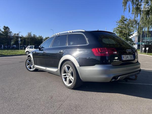 Black Audi A6 Allroad 2007 in Kaunas, with an engine capacity of 3.00 L and mileage of 295 thousand km for 4100 €, photo 5 on AUTOMOTO.COM.LV