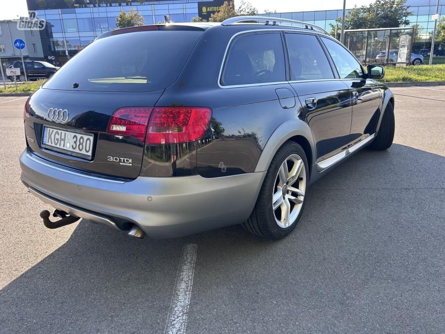 Melns Audi A6 Allroad 2007 Kauņa, ar dzinēja tilpumu 3.00 L un nobraukumu 295 tūkst. km par 4100 €, foto 7 vietnē AUTOMOTO.COM.LV