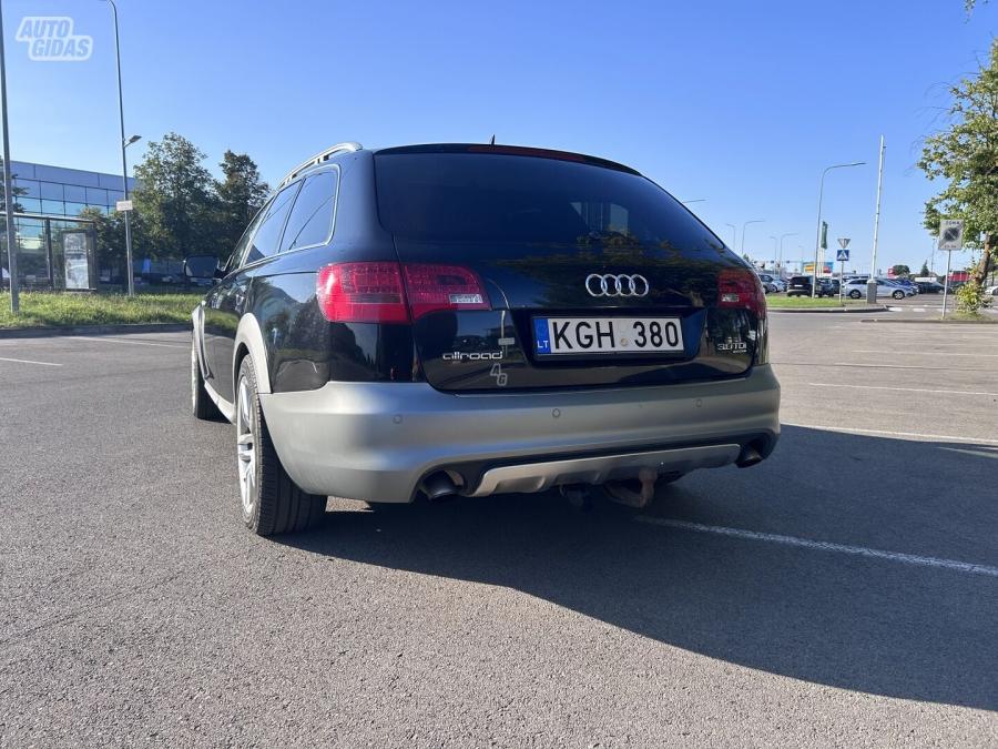 Melns Audi A6 Allroad 2007 Kauņa, ar dzinēja tilpumu 3.00 L un nobraukumu 295 tūkst. km par 4100 €, foto 8 vietnē AUTOMOTO.COM.LV