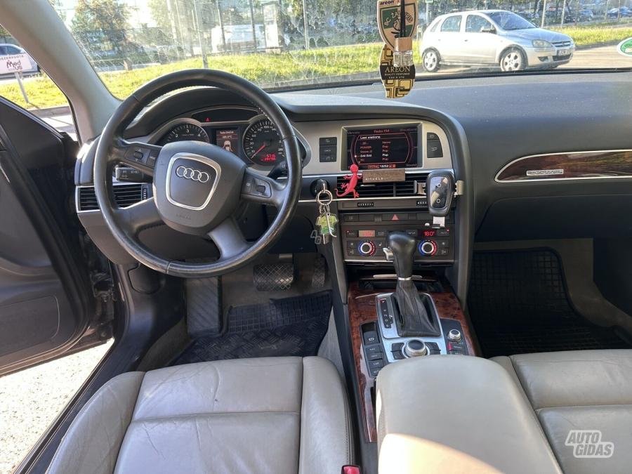 Melns Audi A6 Allroad 2007 Kauņa, ar dzinēja tilpumu 3.00 L un nobraukumu 295 tūkst. km par 4100 €, foto 13 vietnē AUTOMOTO.COM.LV