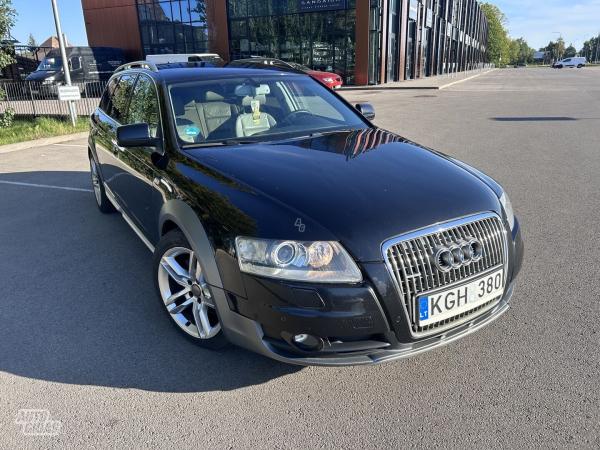 Melns Audi A6 Allroad 2007 Kauņa, ar dzinēja tilpumu 3.00 L un nobraukumu 295 tūkst. km par 4100 €, foto 1 vietnē AUTOMOTO.COM.LV