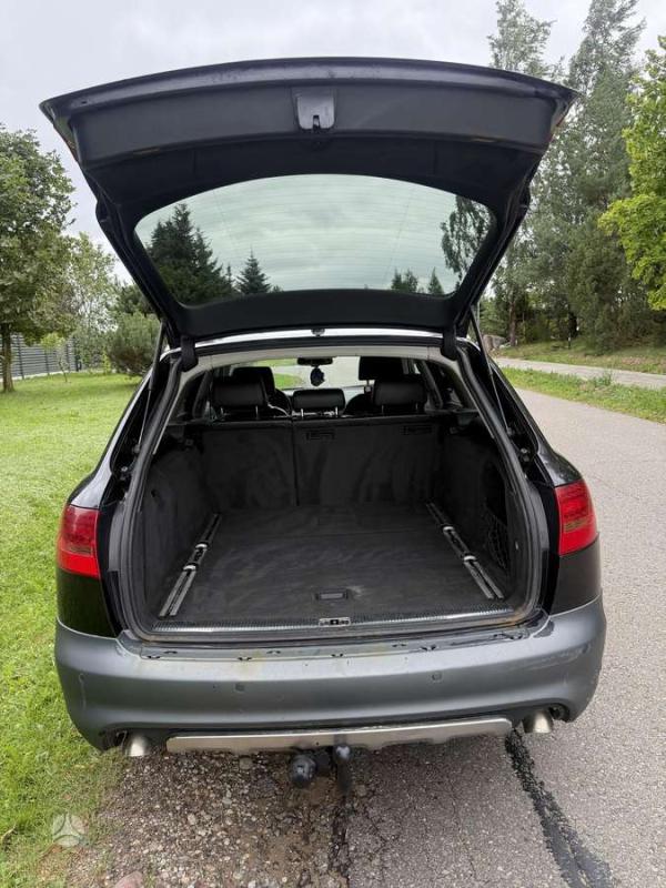 Melns Audi A6 Allroad 2007 Viļņa, ar dzinēja tilpumu 2.97 L un nobraukumu 368 tūkst. km par 2350 €, foto 10 vietnē AUTOMOTO.COM.LV
