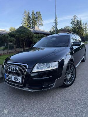 Melns Audi A6 Allroad 2007 Viļņa, ar dzinēja tilpumu 2.97 L un nobraukumu 309 tūkst. km par 3350 €, foto 1 vietnē AUTOMOTO.COM.LV