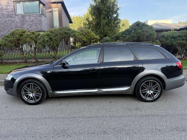 Black Audi A6 Allroad 2007 in Vilnius, with an engine capacity of 2.97 L and mileage of 309 thousand km for 3350 €, photo 4 on AUTOMOTO.COM.LV