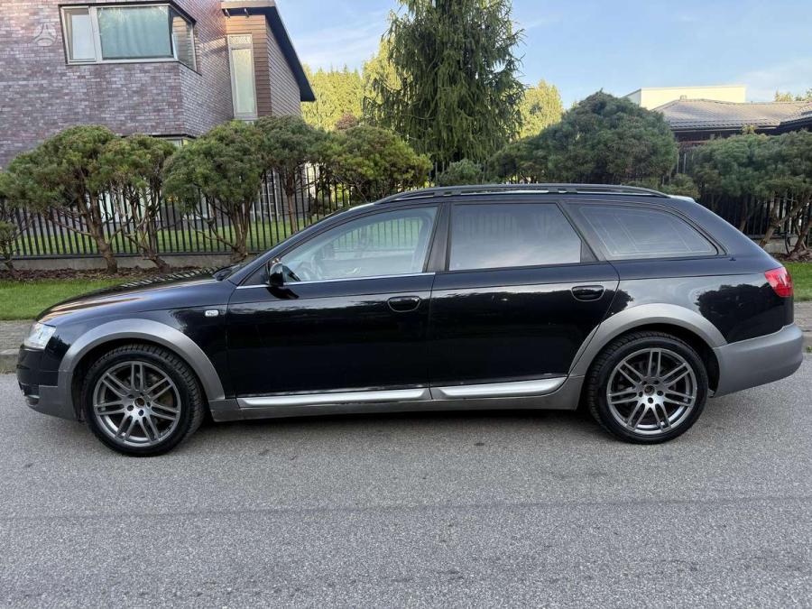 Melns Audi A6 Allroad 2007 Viļņa, ar dzinēja tilpumu 2.97 L un nobraukumu 309 tūkst. km par 3350 €, foto 4 vietnē AUTOMOTO.COM.LV