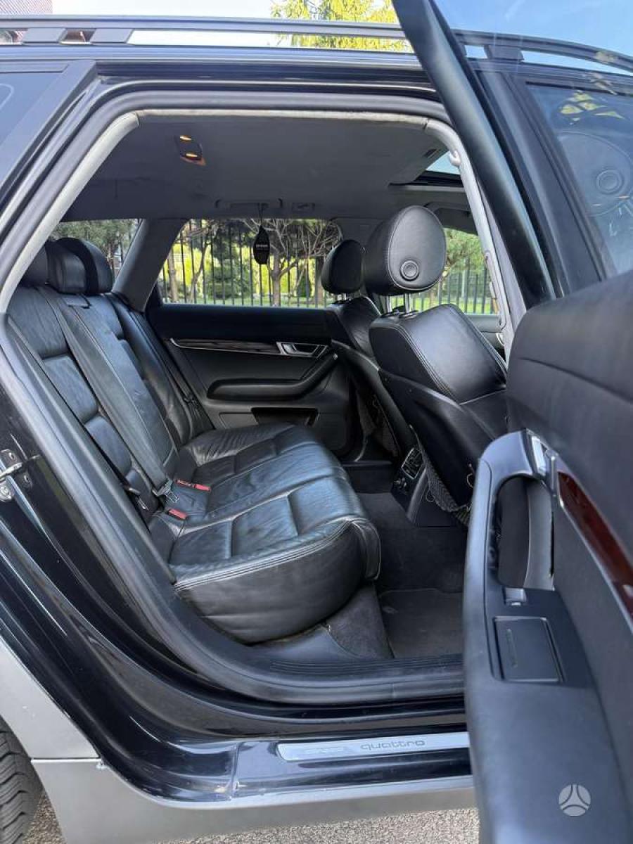 Melns Audi A6 Allroad 2007 Viļņa, ar dzinēja tilpumu 2.97 L un nobraukumu 309 tūkst. km par 3350 €, foto 11 vietnē AUTOMOTO.COM.LV