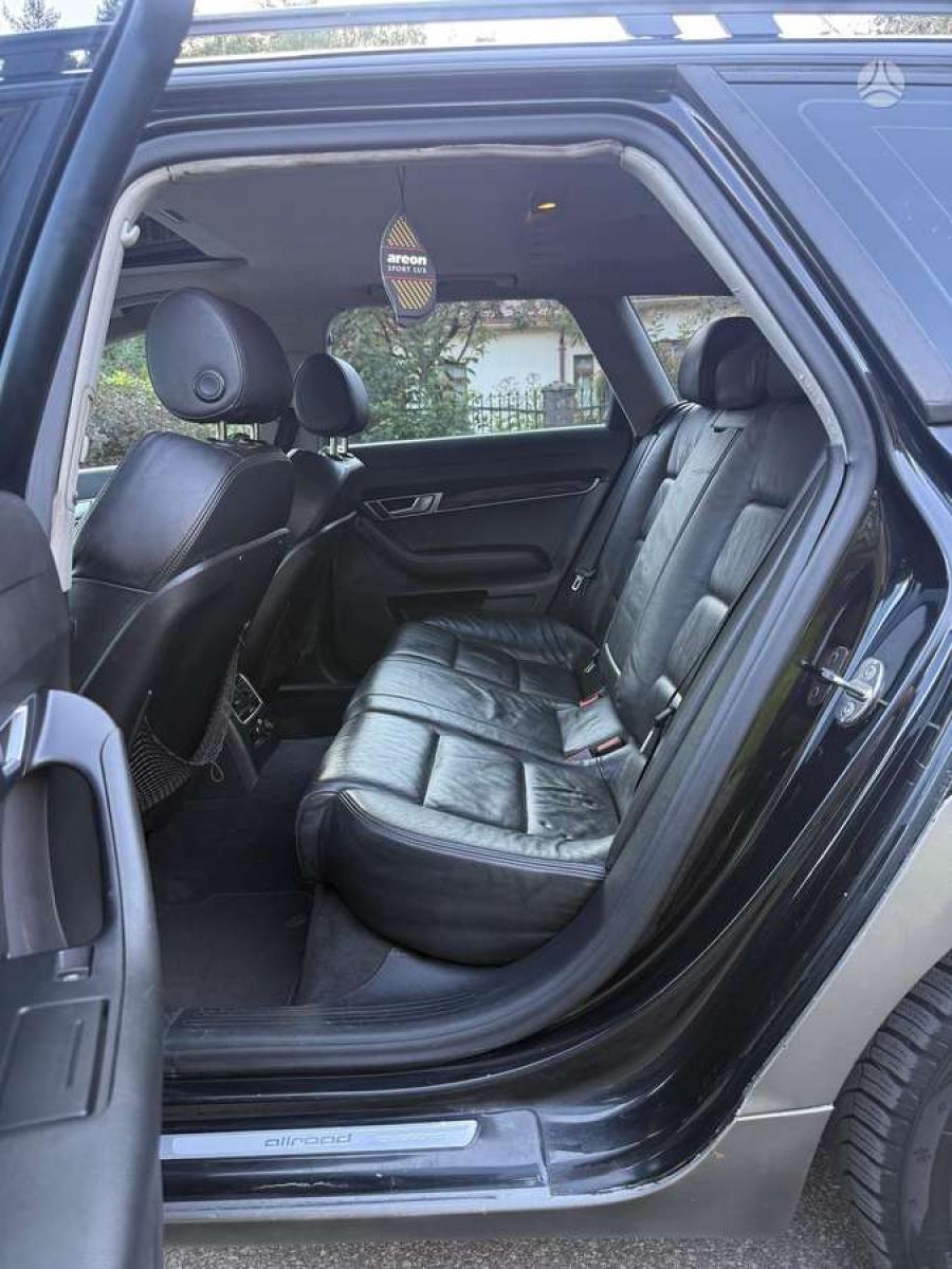 Melns Audi A6 Allroad 2007 Viļņa, ar dzinēja tilpumu 2.97 L un nobraukumu 309 tūkst. km par 3350 €, foto 12 vietnē AUTOMOTO.COM.LV