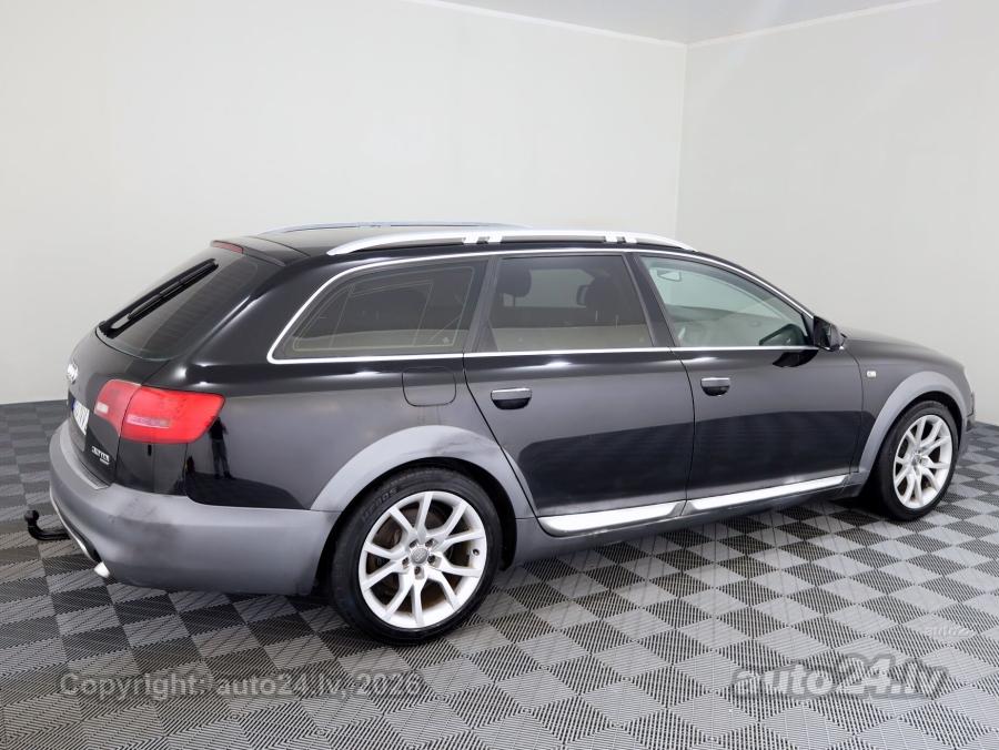 Black Audi A6 Allroad 2007 in Tallinn, with an engine capacity of 3.00 L and mileage of 298 thousand km for 1799 €, photo 4 on AUTOMOTO.COM.LV