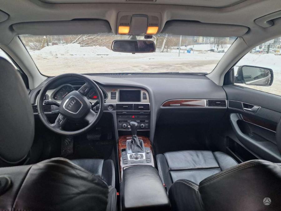 Melns Audi A6 Allroad 2008 Varėna, ar dzinēja tilpumu 2.97 L un nobraukumu 291 tūkst. km par 2700 €, foto 9 vietnē AUTOMOTO.COM.LV